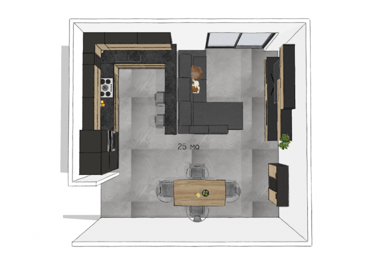 Come arredare cucina e soggiorno open space 25 mq | Blog Mondo Convenienza